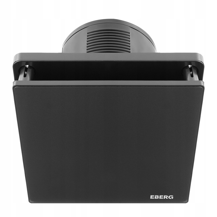 Ventilator baie Eberg EVO MB 100 T cu placa de sticla neagra mata, 15W - eMAG.ro