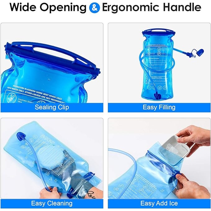 Rezervor hidratare, PEVA, 3 Litri, Transparent - eMAG.ro