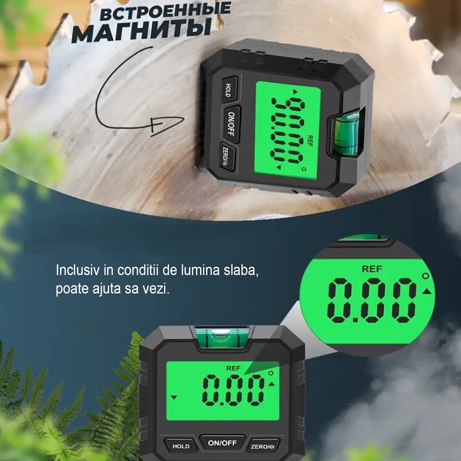 Nivela digitala, VKK®, LCD, Aluminiu, Negru - eMAG.ro