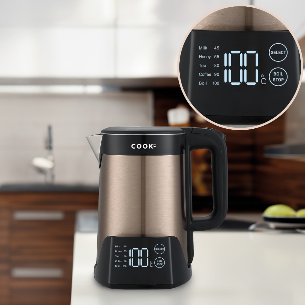 Fierbator COOK-IT Luxury cu control al temperaturii 45°C până la 100°C ...