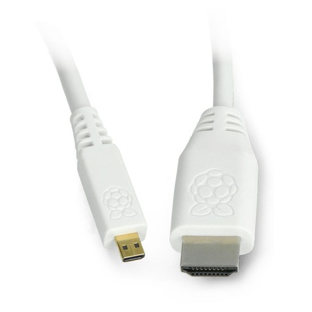 Cablu microHDMI - HDMI, compatibil Raspberry Pi 5 si 4, triple ecranare ...