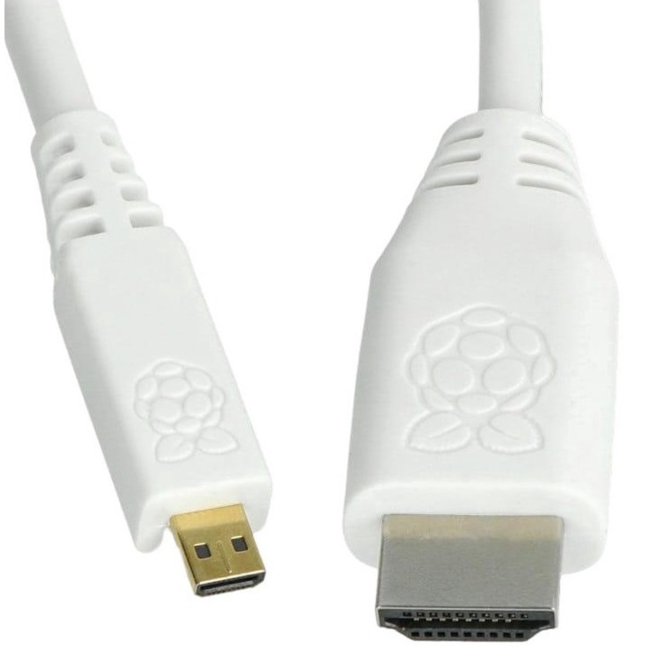 Cablu MicroHDMI - HDMI pentru Raspberry Pi 5, Full HD / 4K, Tripla ...