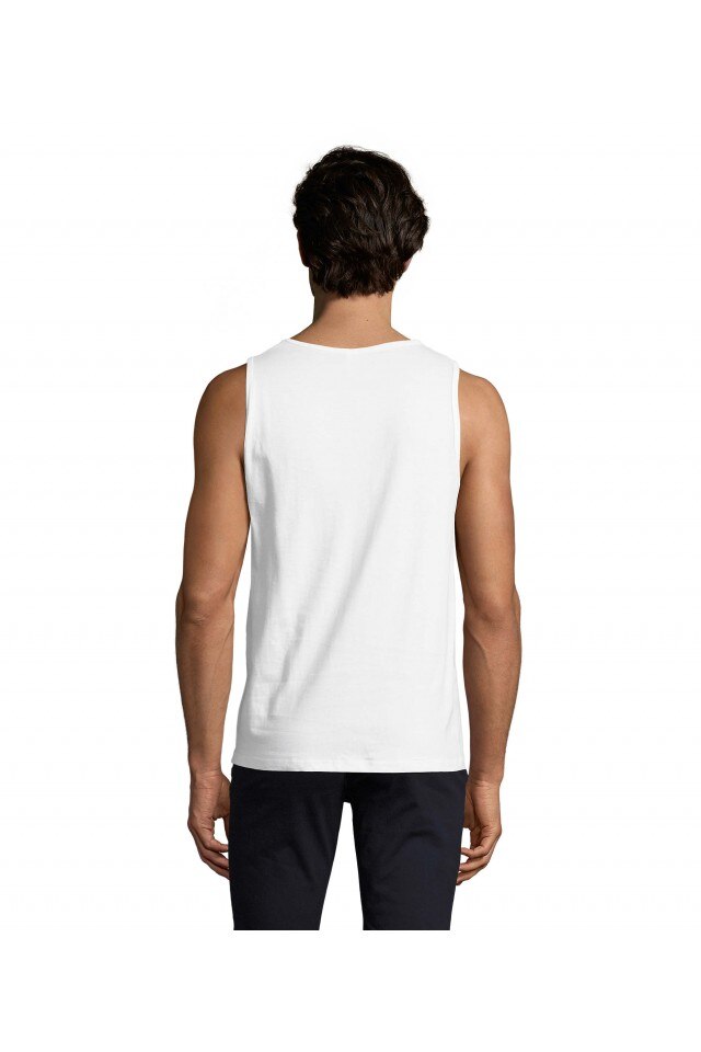 Tricou fara maneci pentru barbati Sol's Justin SO11465, Alb, S - eMAG.ro