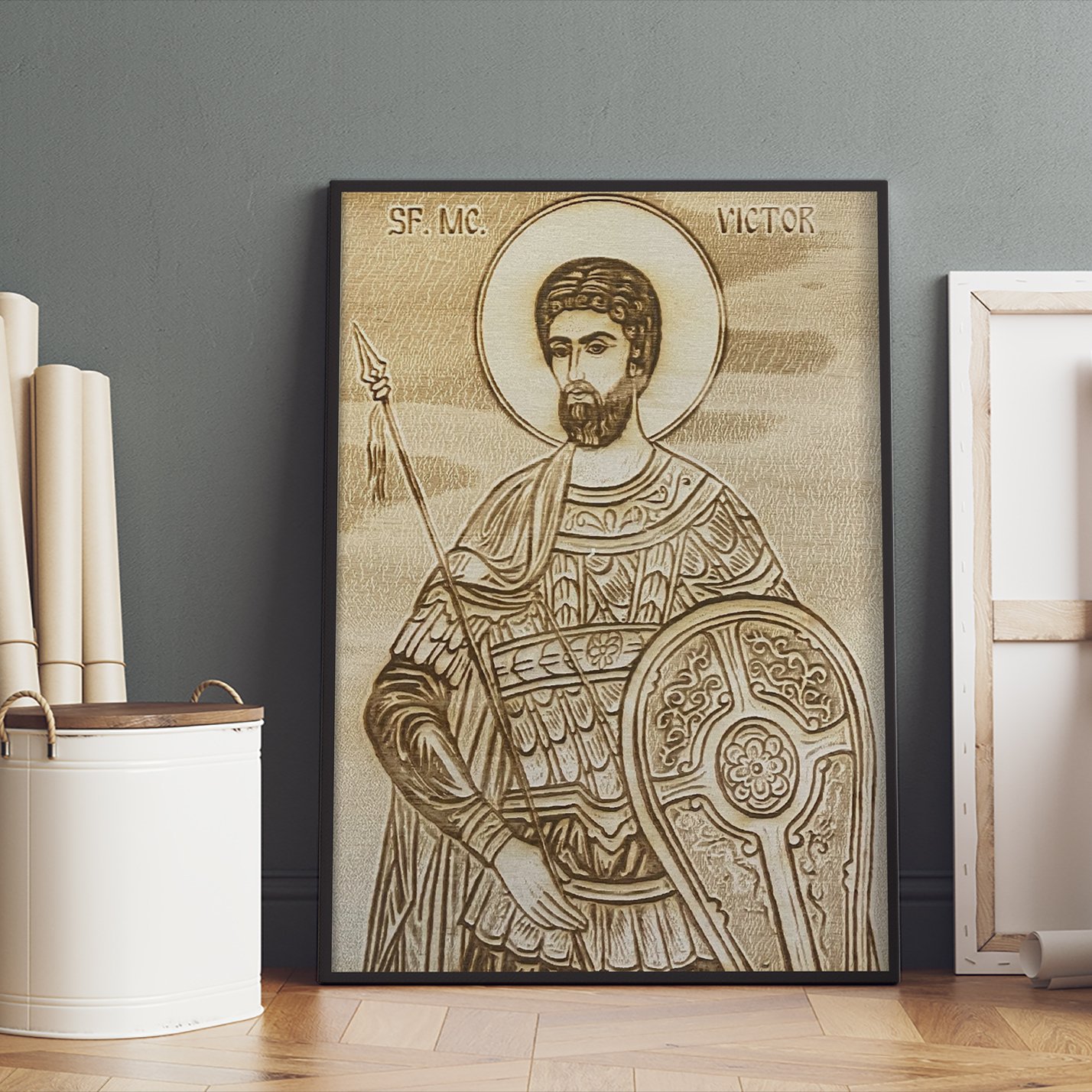 Icoana Sfantul Victor 30 cm - eMAG.ro