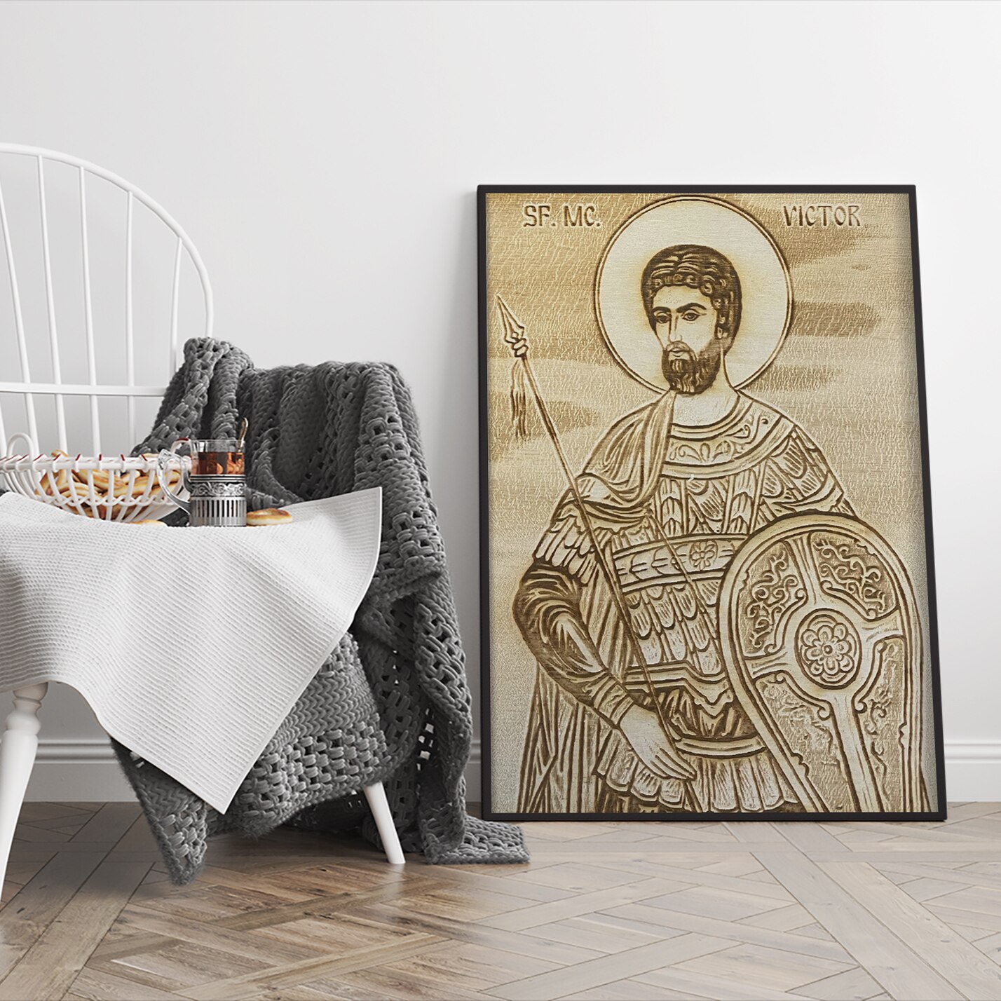 Icoana Sfantul Victor 15 cm - eMAG.ro
