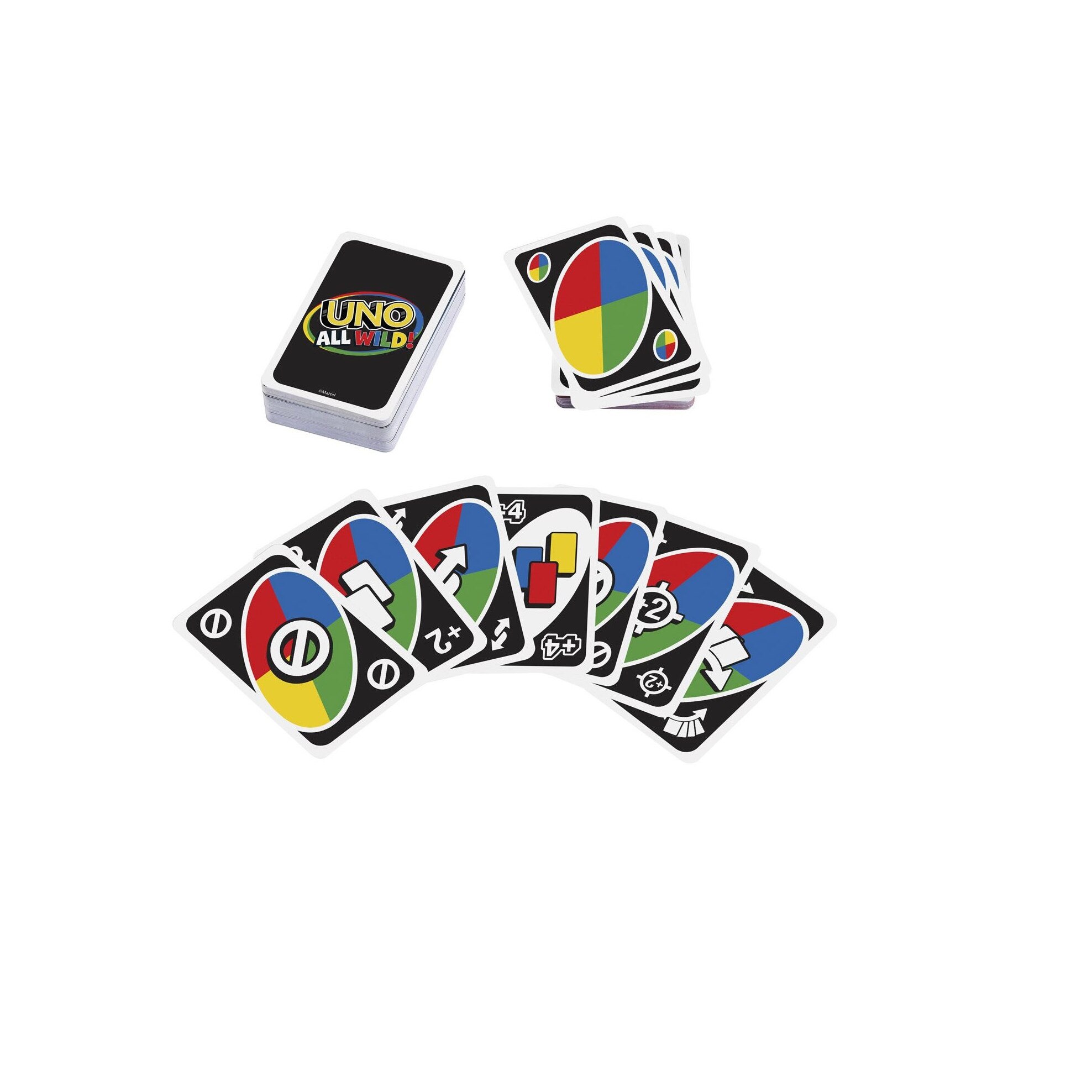 Joc de societate, UNO, All Wild, Multicolor, 7+ - eMAG.ro