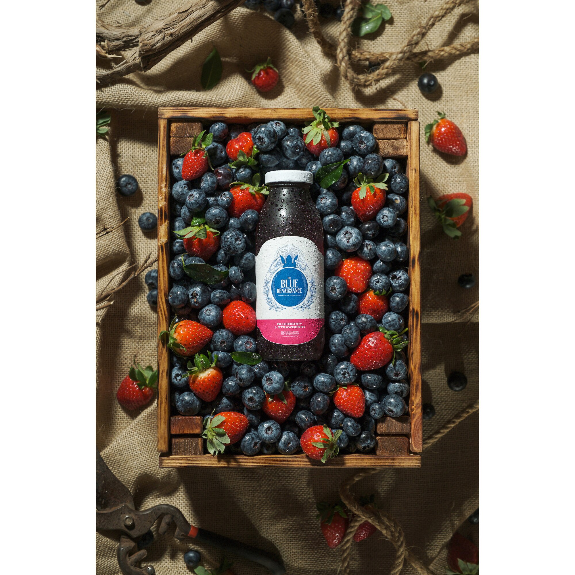 Set 6 sticle suc de afine si capsuni, 100% fructe, 0.3 l - eMAG.ro