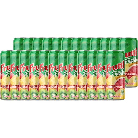 Bautura carbogazoasa Frutti Fresh Tutti Frutti, 24 x 0.33L - eMAG.ro