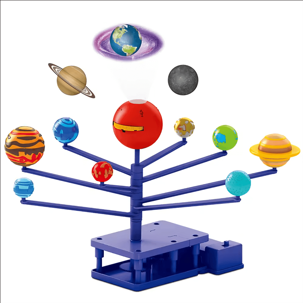 Joc educativ, Cu sistemul solar, Planete rotative si proiectie, 6 ...