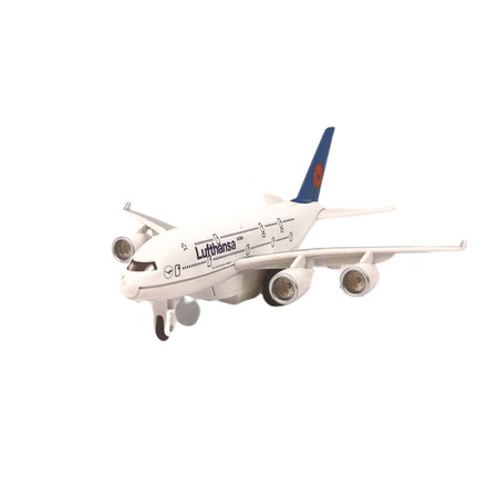 Avion pentru copii, Metal, Alb - eMAG.ro