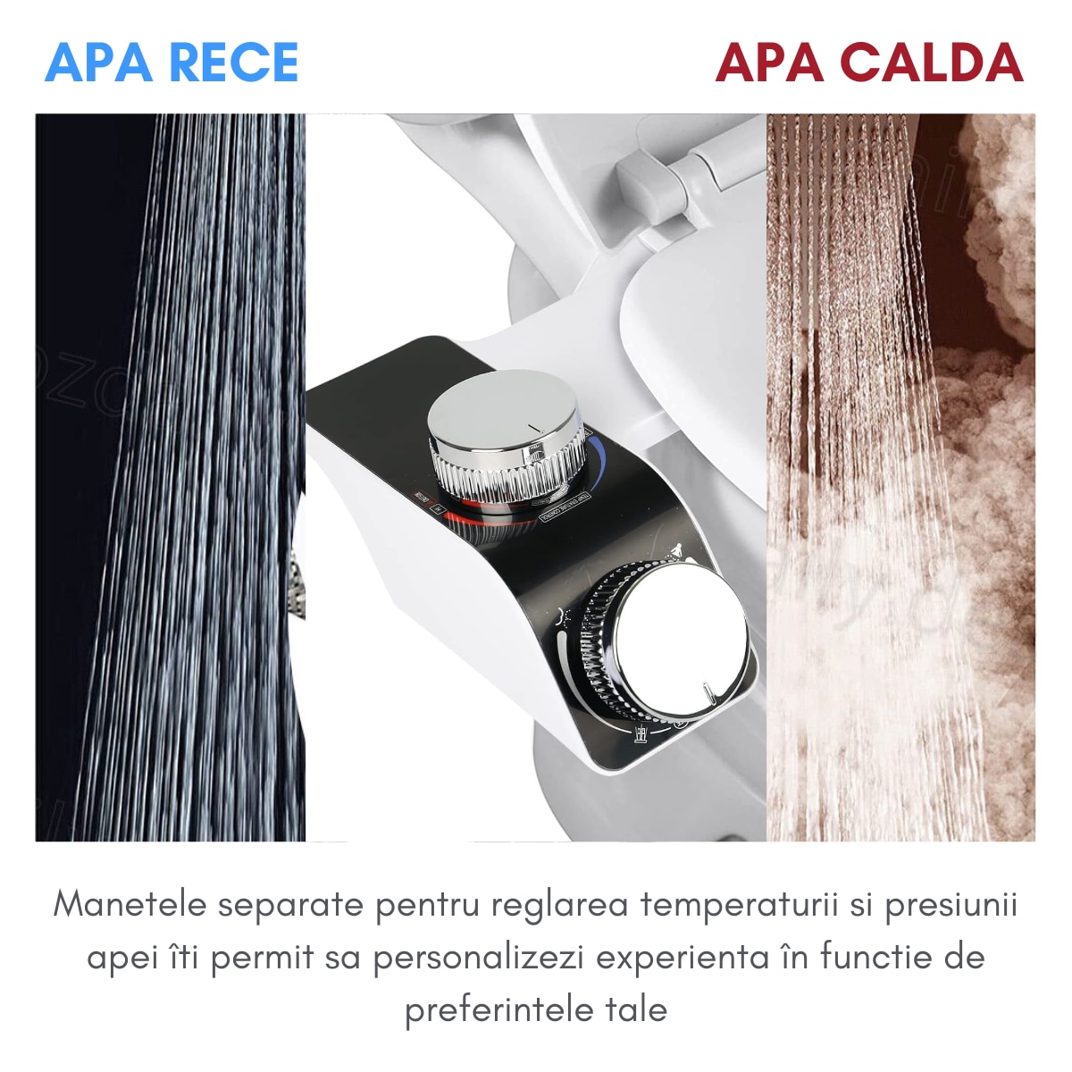 Bideu Non Electric Ultra Slim, Functie De Apa Calda Si Rece, Presiune ...