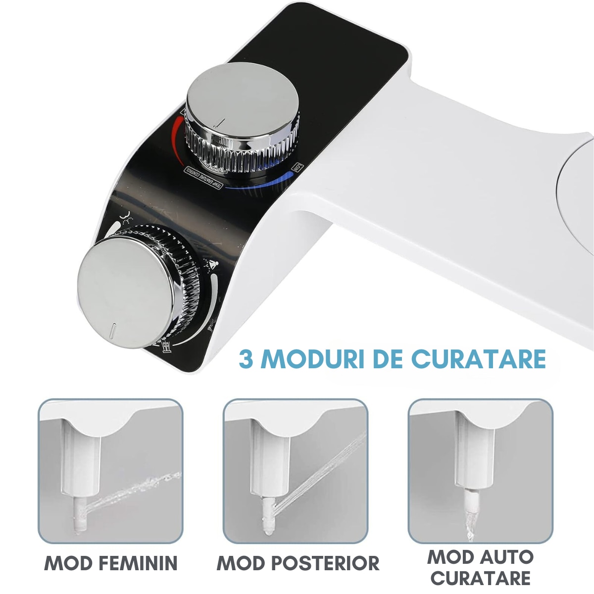 Bideu Non Electric Ultra Slim, Functie De Apa Calda Si Rece, Presiune ...