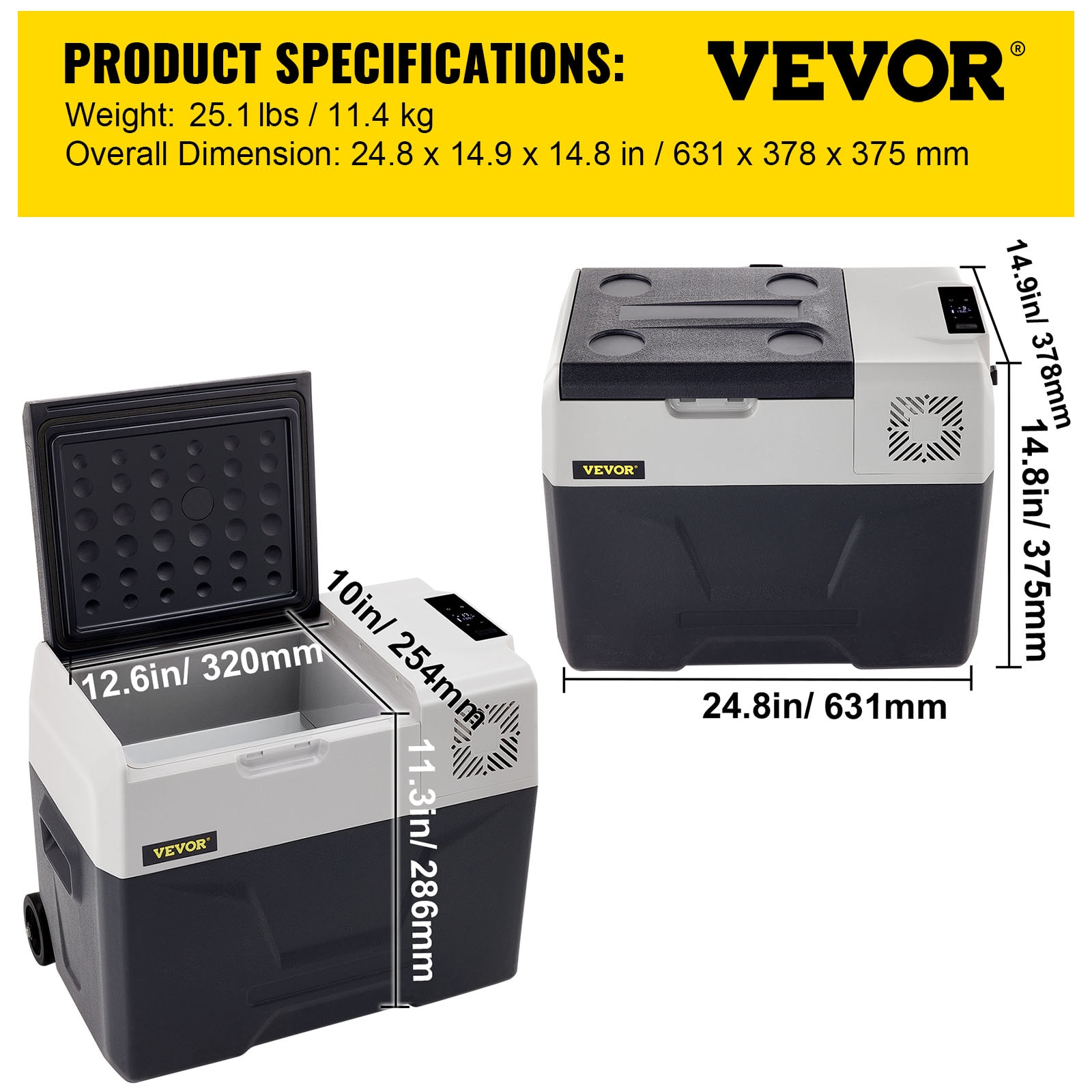 Frigider pentru masina, VEVOR, 30L - eMAG.ro