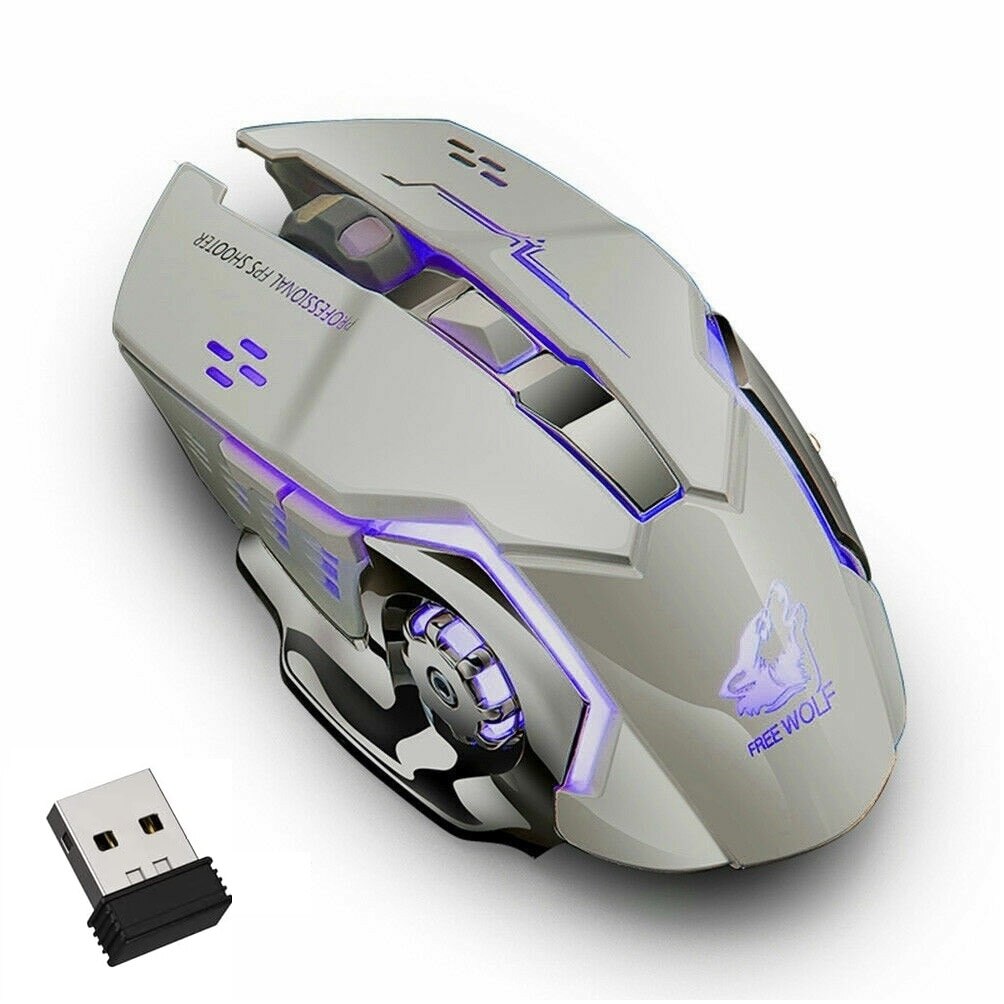 Mouse gaming, USB, 7 culori cu LED-uri - eMAG.ro