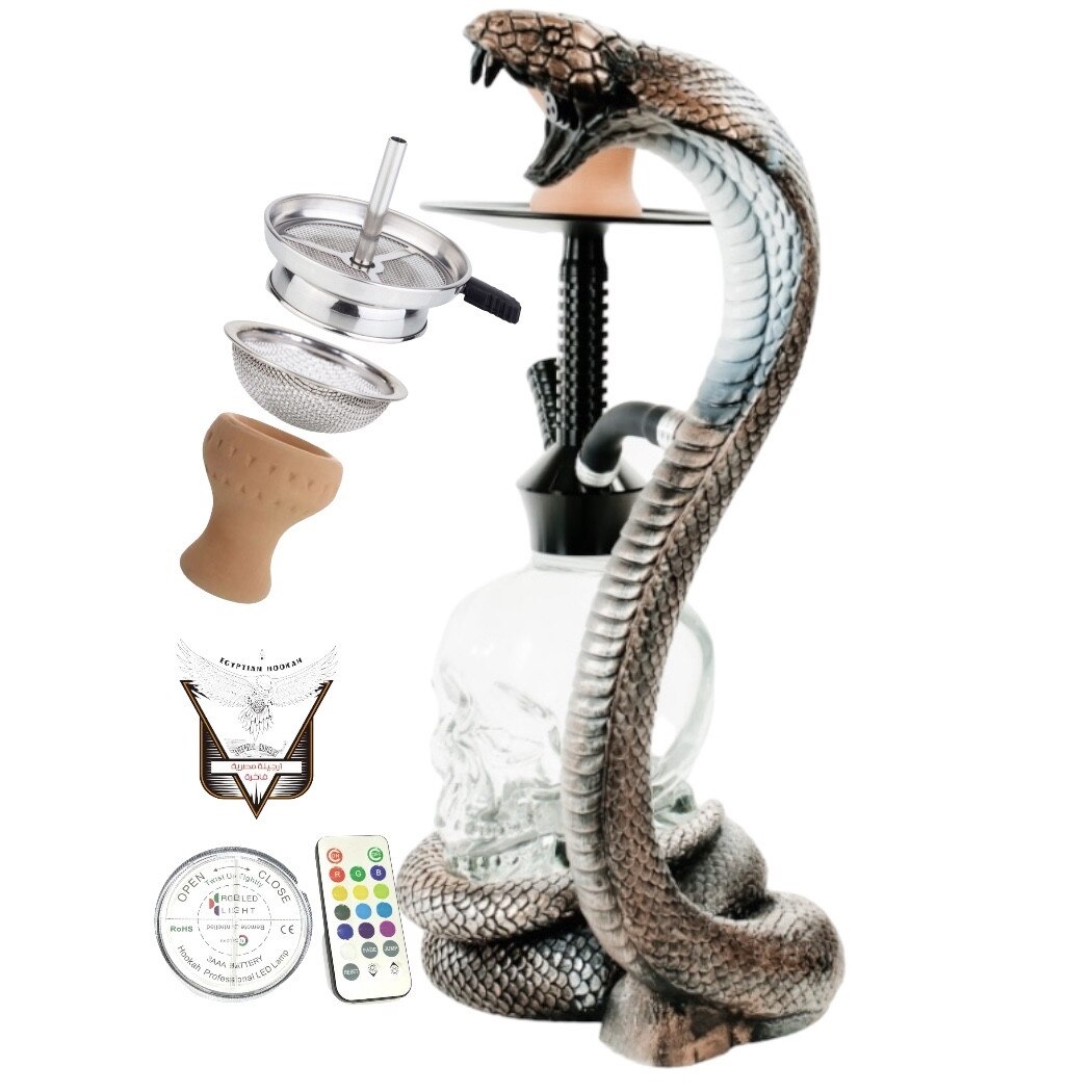 Narghilea Cobra Craniu Egyptian Luxury Hookah - eMAG.ro