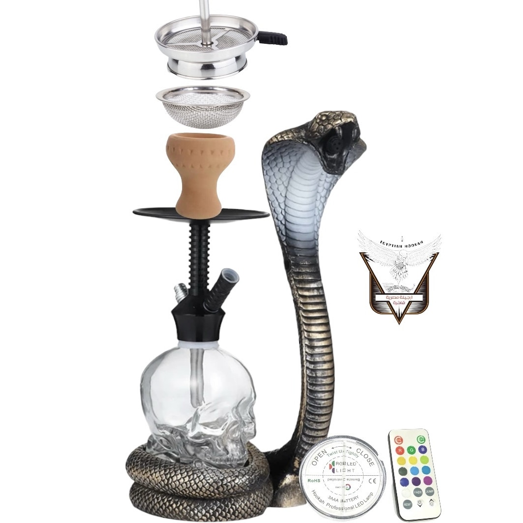 Narghilea Cobra Craniu Egyptian Luxury Hookah - eMAG.ro