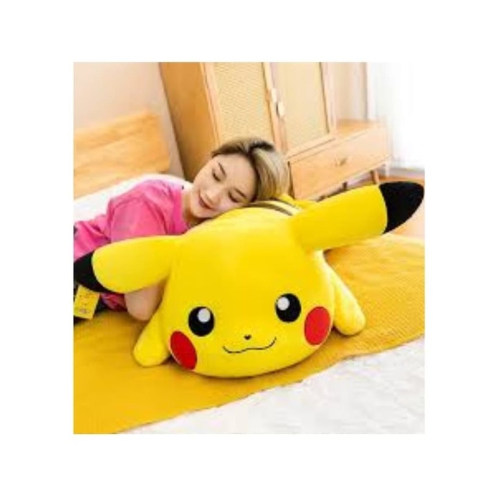 Jucarie de plus, Pikachu, tip perna, galben, 115 cm - eMAG.ro