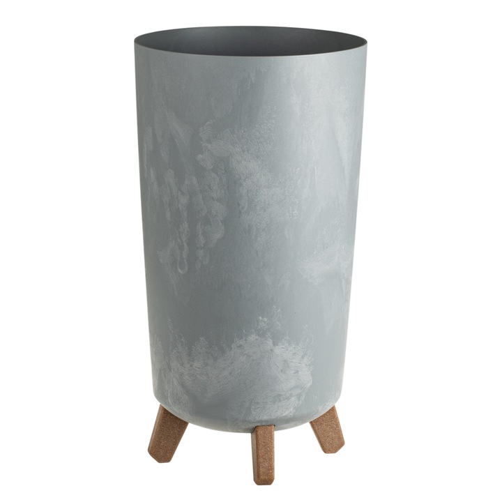 Ghiveci rotund inalt Gracia Tubus Slim Beton Effect DGTL240E-422U ...