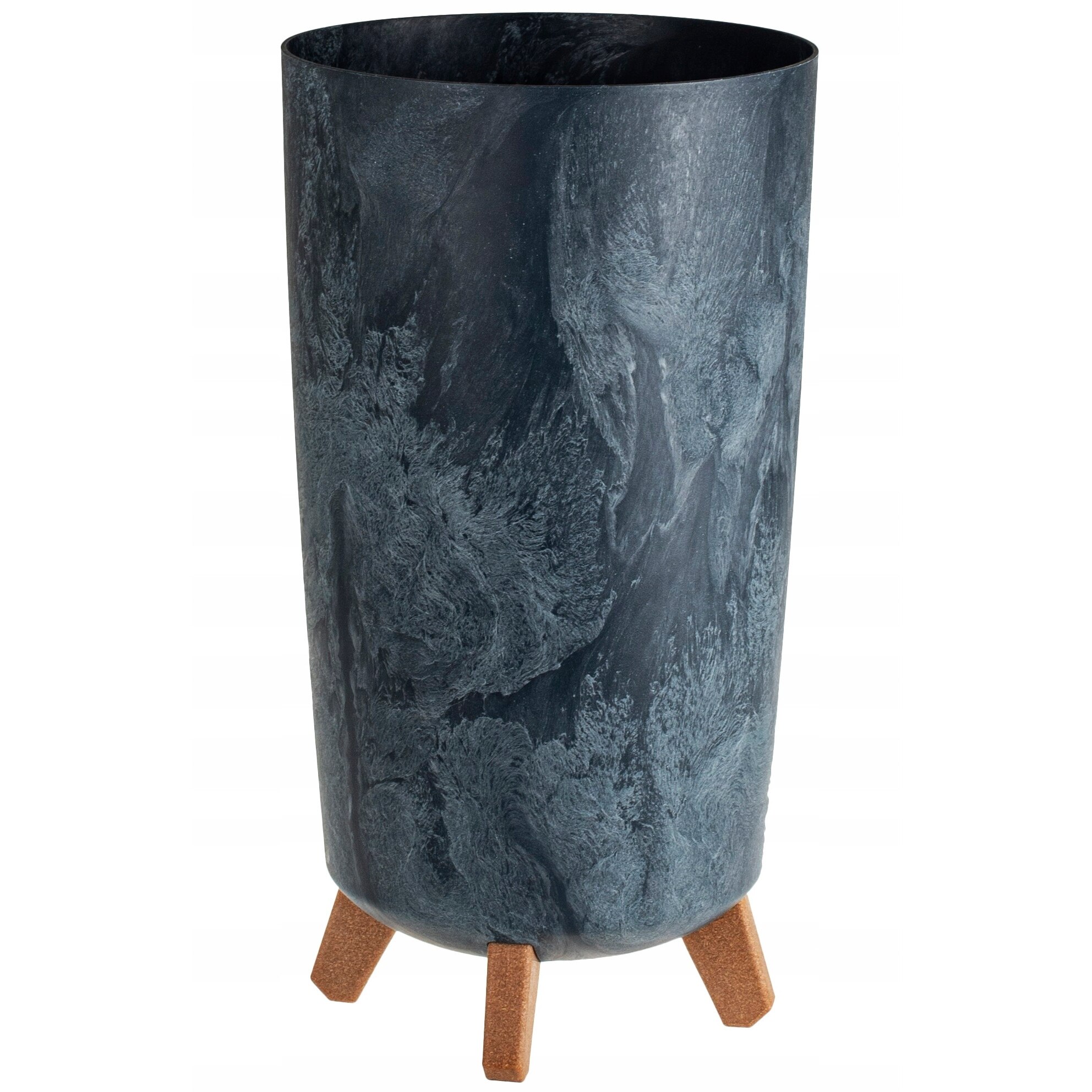 Ghiveci rotund inalt Gracia Tubus Slim Beton Effect DGTL240E-S433 ...