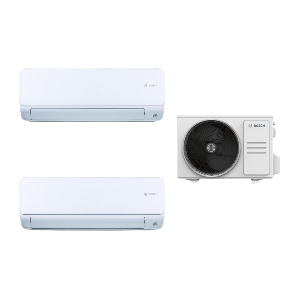 Aparat de aer conditionat multisplit Bosch cu doua unitati interne Climate 6000i 9000 BTU si ...