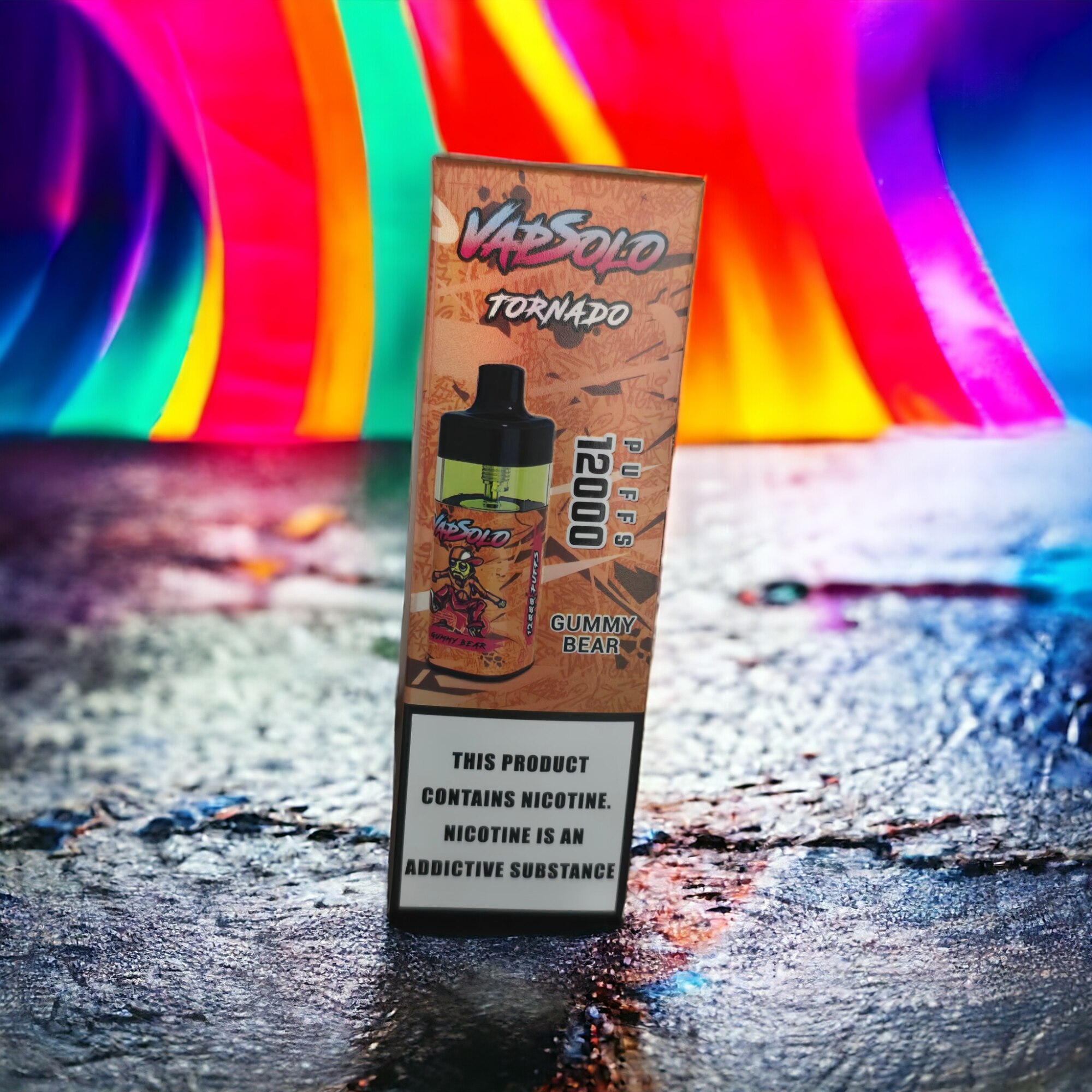 Vape Tornado 12k Pufuri Gummy Bear, 2 mg concentratie nicotina - eMAG.ro