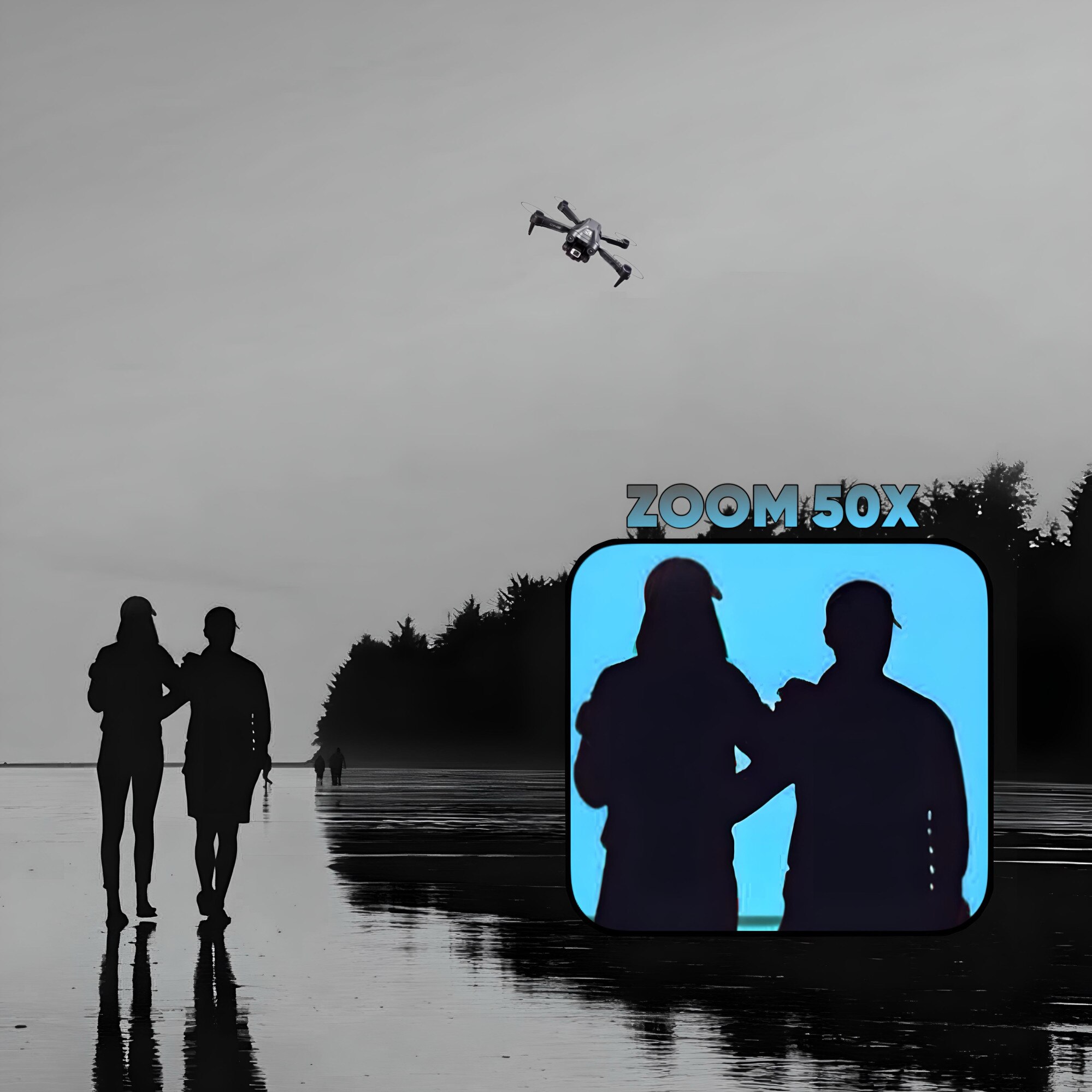 Drona profesionala, HexaCraft, Model ShadowHex, Camere 4k, Distanta de operare 300m, Mod Follow ...