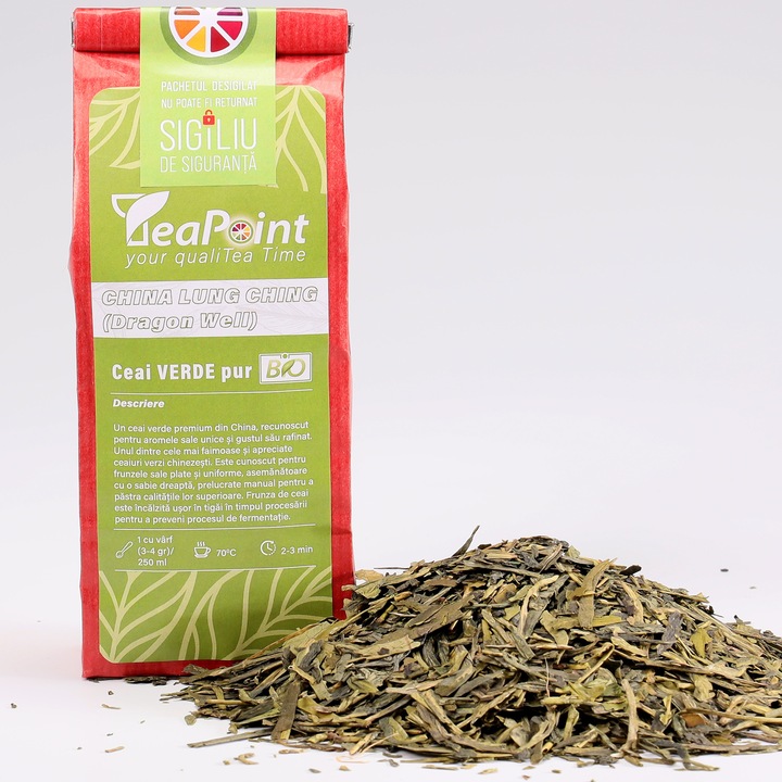 Ceai Verde, China Lung Ching Dragon Well BiO, Tea Point 100 g - eMAG.ro
