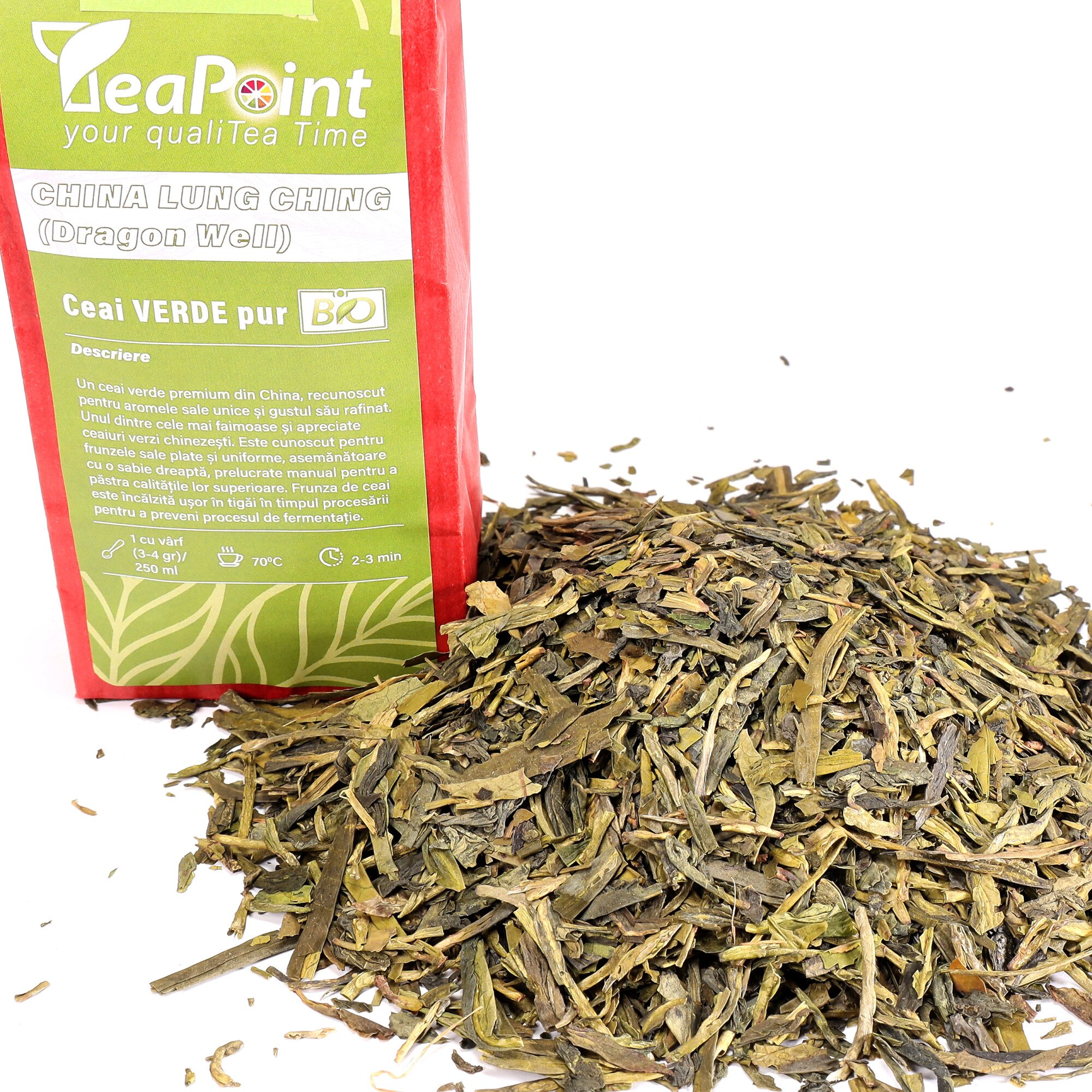 Ceai Verde, China Lung Ching Dragon Well BiO, Tea Point 100 g - eMAG.ro