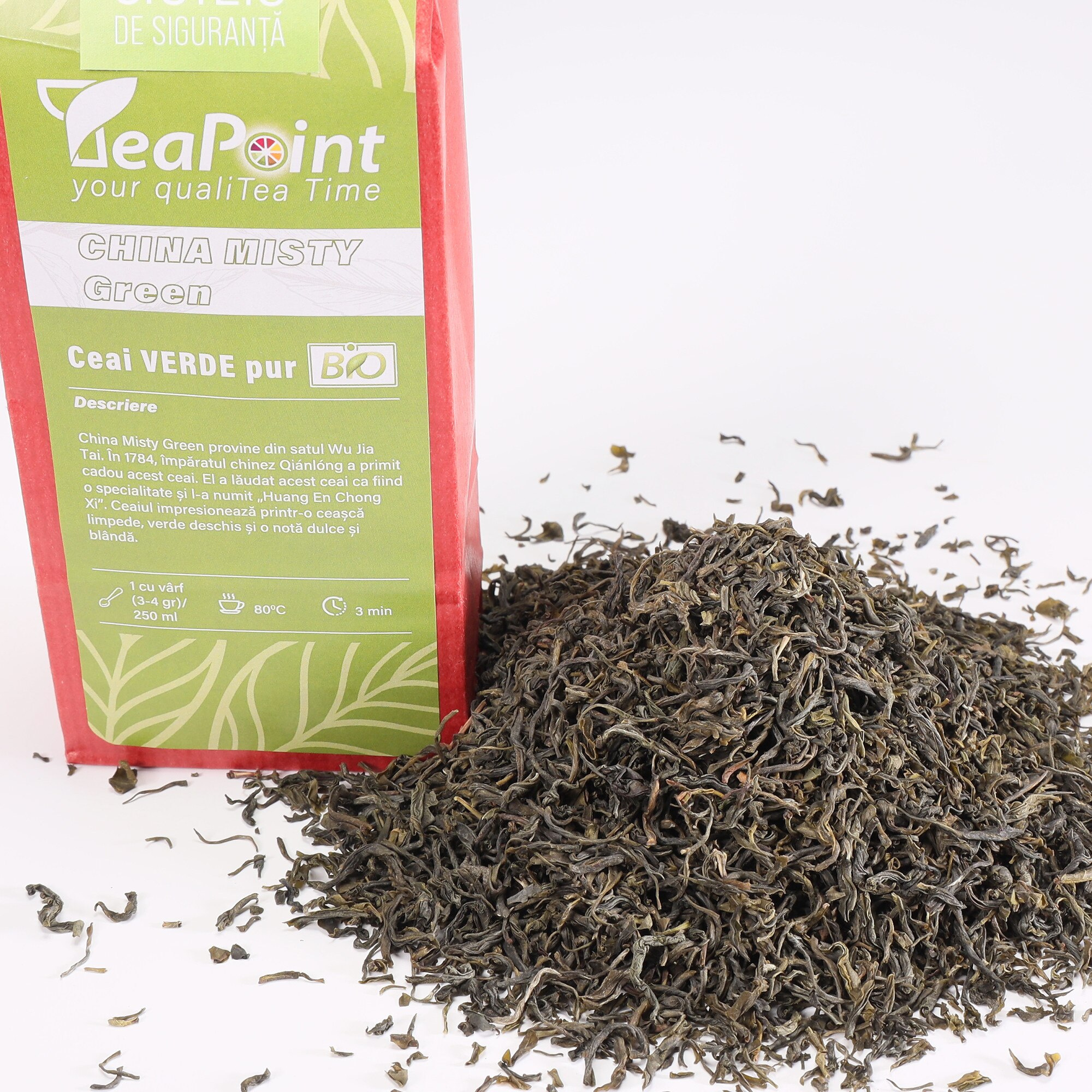 Ceai verde, China Misty Green BiO, Tea Point 100 g - eMAG.ro
