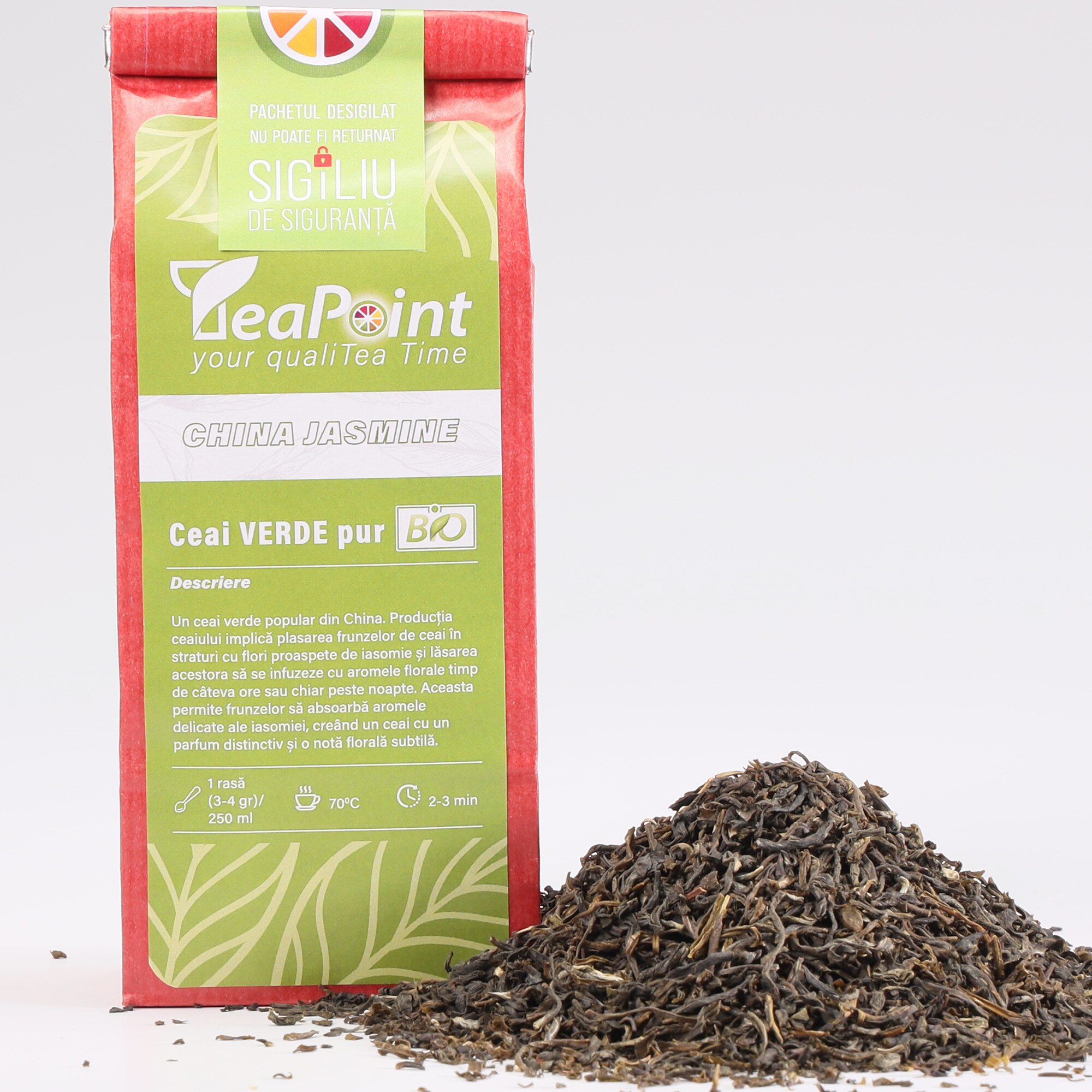 Ceai verde, China Jasmine BiO, Tea point, 100g - eMAG.ro