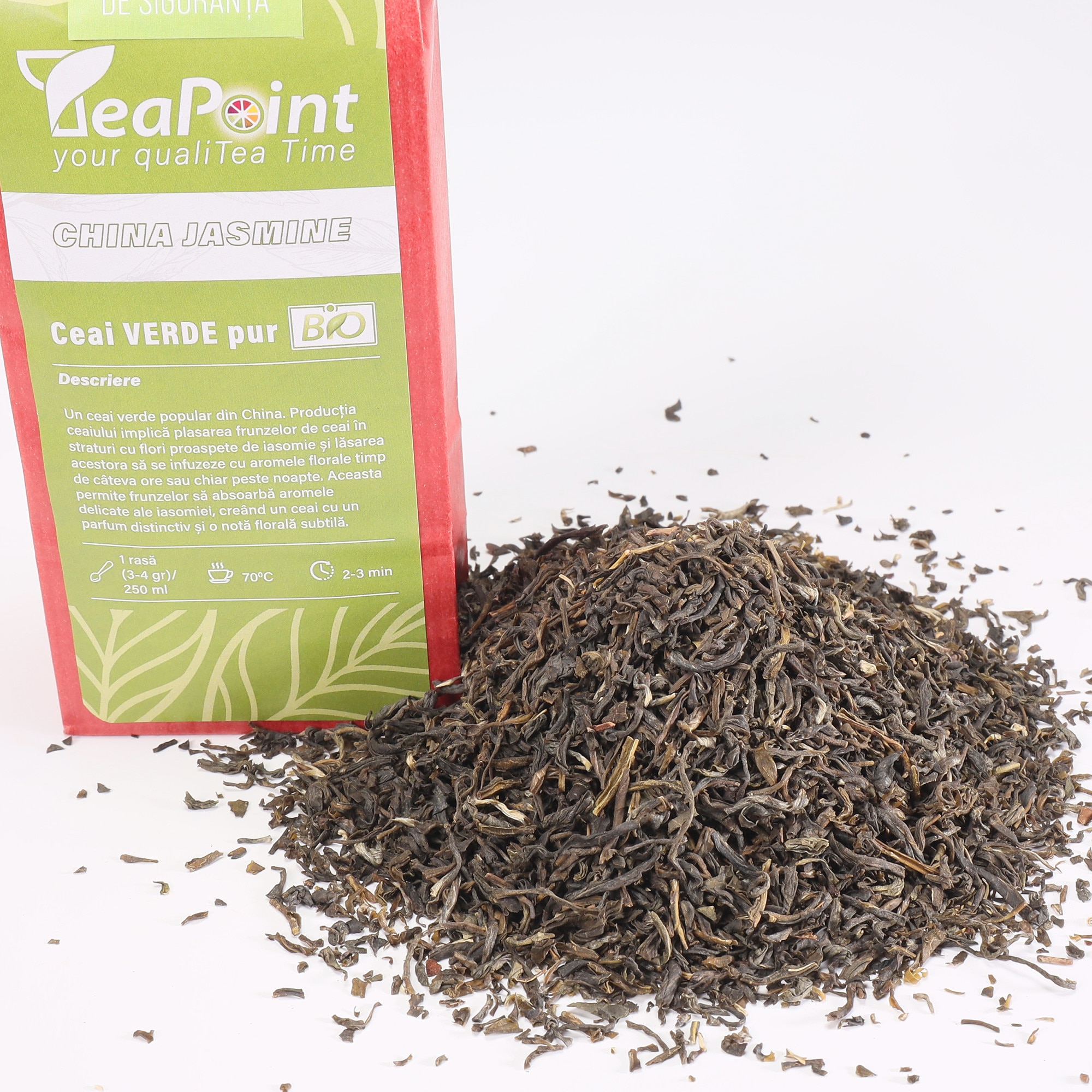 Ceai verde, China Jasmine BiO, Tea point, 100g - eMAG.ro