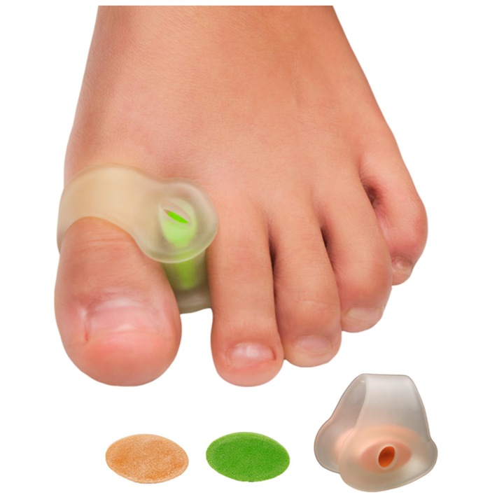 Separator degete pentru picioare cu bunion cu duritate reglabila, 1 set ...