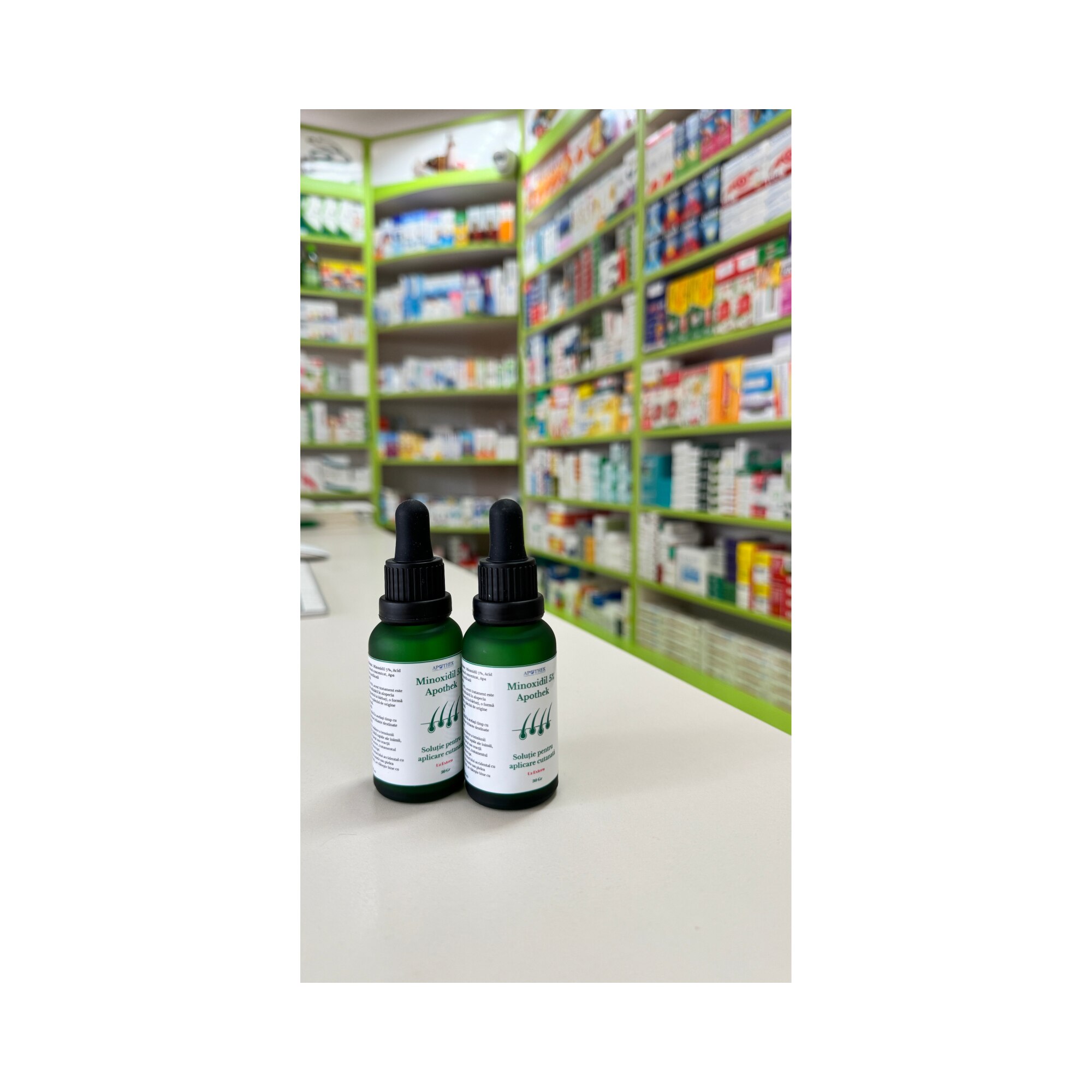 Tratament pentru cresterea parului, Minoxidilum 5%, 30ml Apothek - eMAG.ro