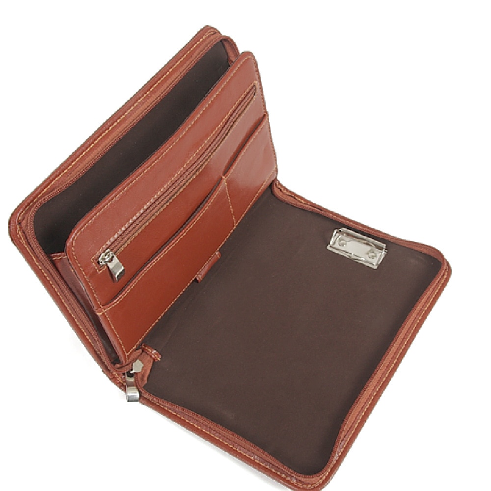 Dosar pentru documente din piele A5, Maro deschis - eMAG.ro