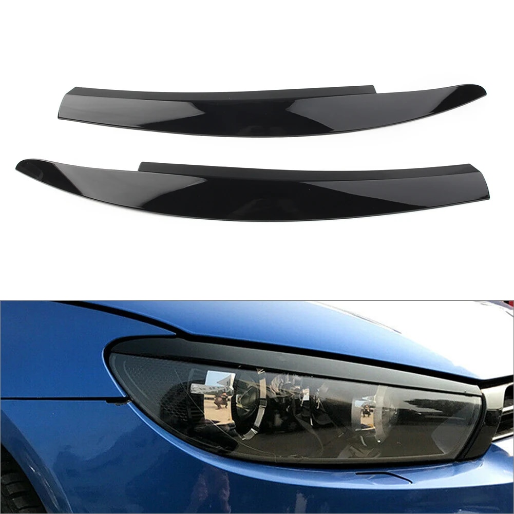 Set 2 Pleoape Faruri Ornamente Compatibile Volkswagen VW Scirocco 2009 ...