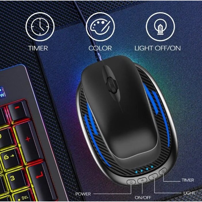 Suport pentru mouse Ventoo®, buton ON - OFF pentru functie jiggler ...