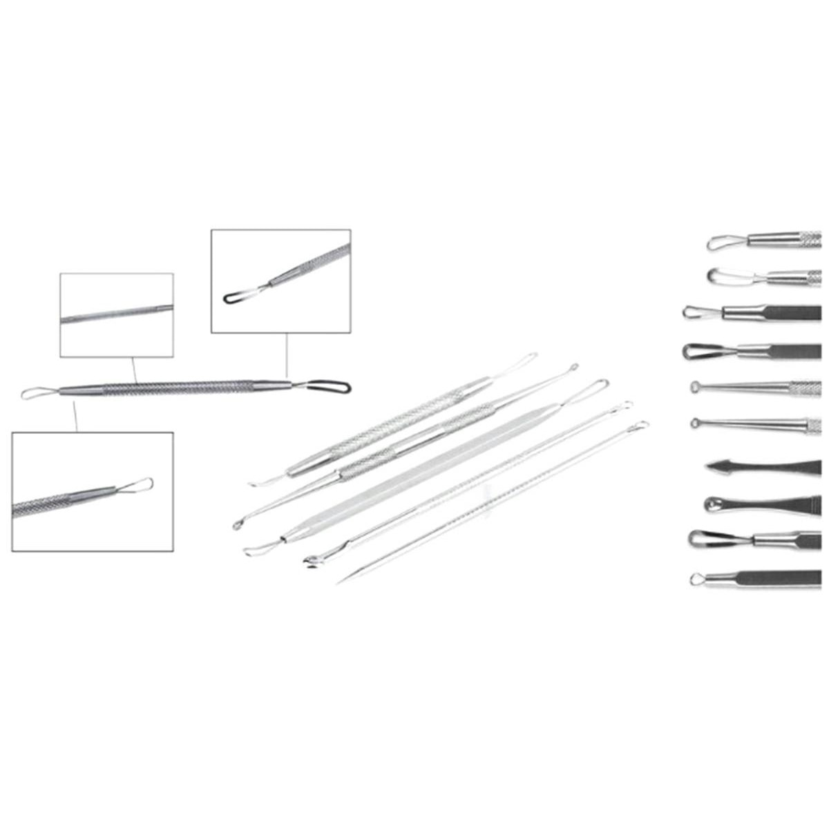 Set 5 Pensete pentru Extractie Puncte Negre, Cosuri, Acnee, Comedoane ...