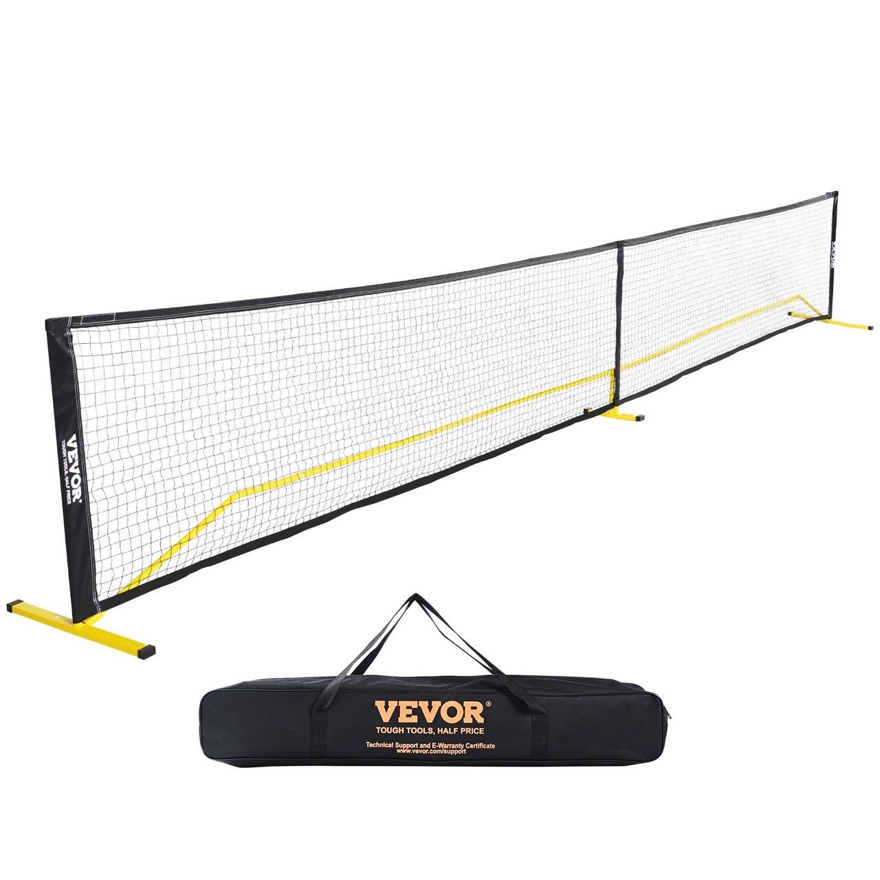 Fileu portabil pentru tenis Vevor 673 x 60 x 93 cm, Cadru metalic ...