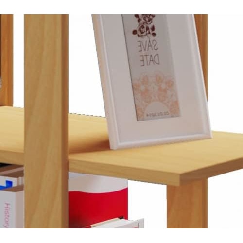 Raft tip scara cu functie de separator de camera, 6 compartimente, MDF ...