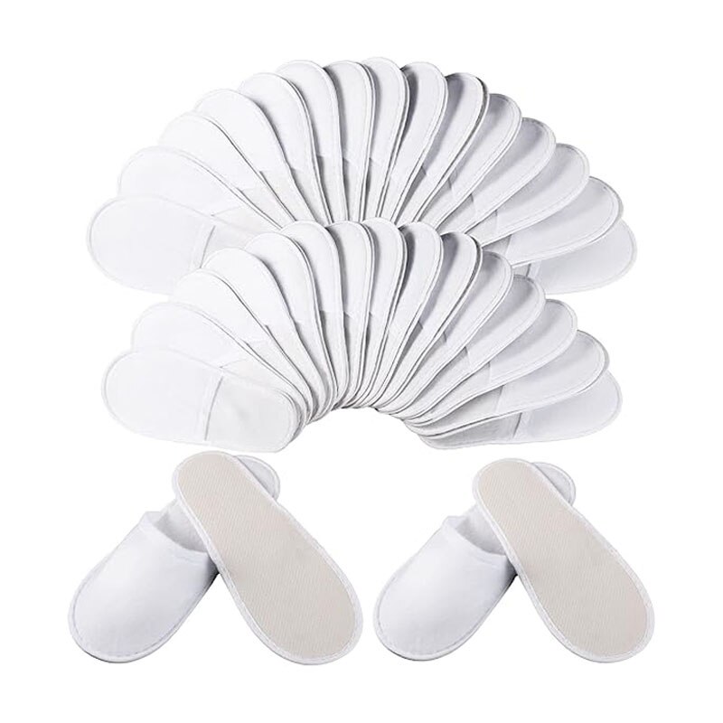 Set 30 perechi de papuci de unica folosinta, Bumbac, 27 x 10.5 cm, Anti ...
