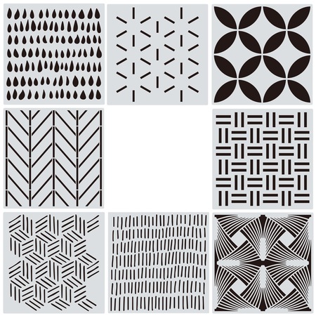 Set 8 sabloane decorative, Axroad Mall, Indoibil, lavabil si ...