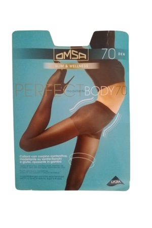 Dres Omsa Slim&Wellness, Lycra 70 den, Modelator, Mat, Marrone - eMAG.ro