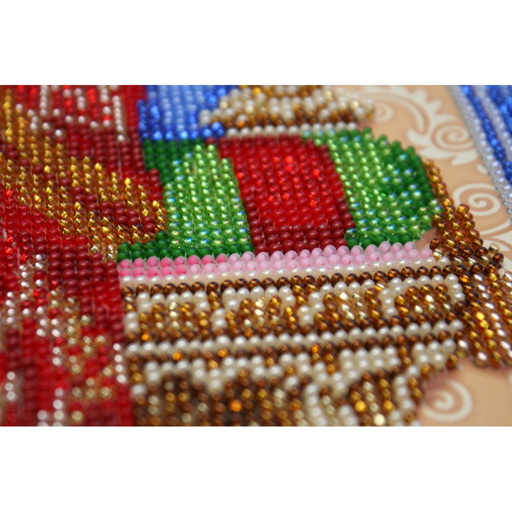Set broderie cu margele cusute, Icoana Maicii Domnului, 32x45 cm - eMAG.ro