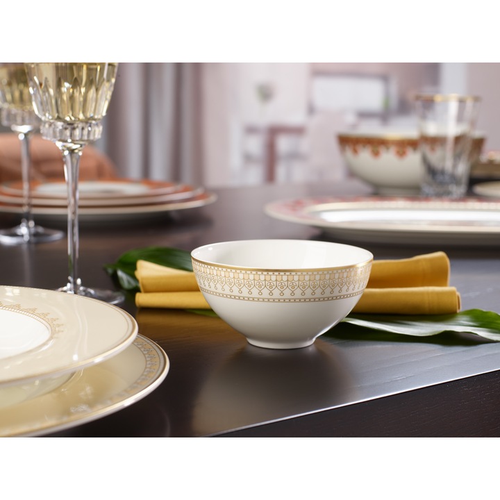 Bol pentru salata 21 cm, portelan premium bone, Samarkand, Villeroy ...