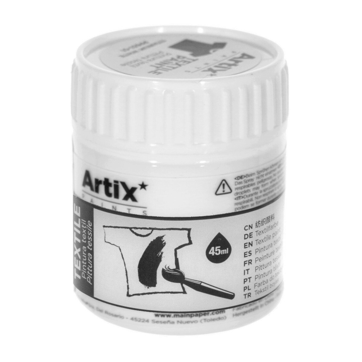 Vopsea pentru textile 45ml Artix PP651, Alb - eMAG.ro