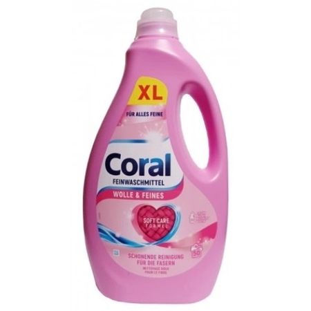 Detergent rufe pentru lana si rufe delicate, Coral, 2,5 l - eMAG.ro