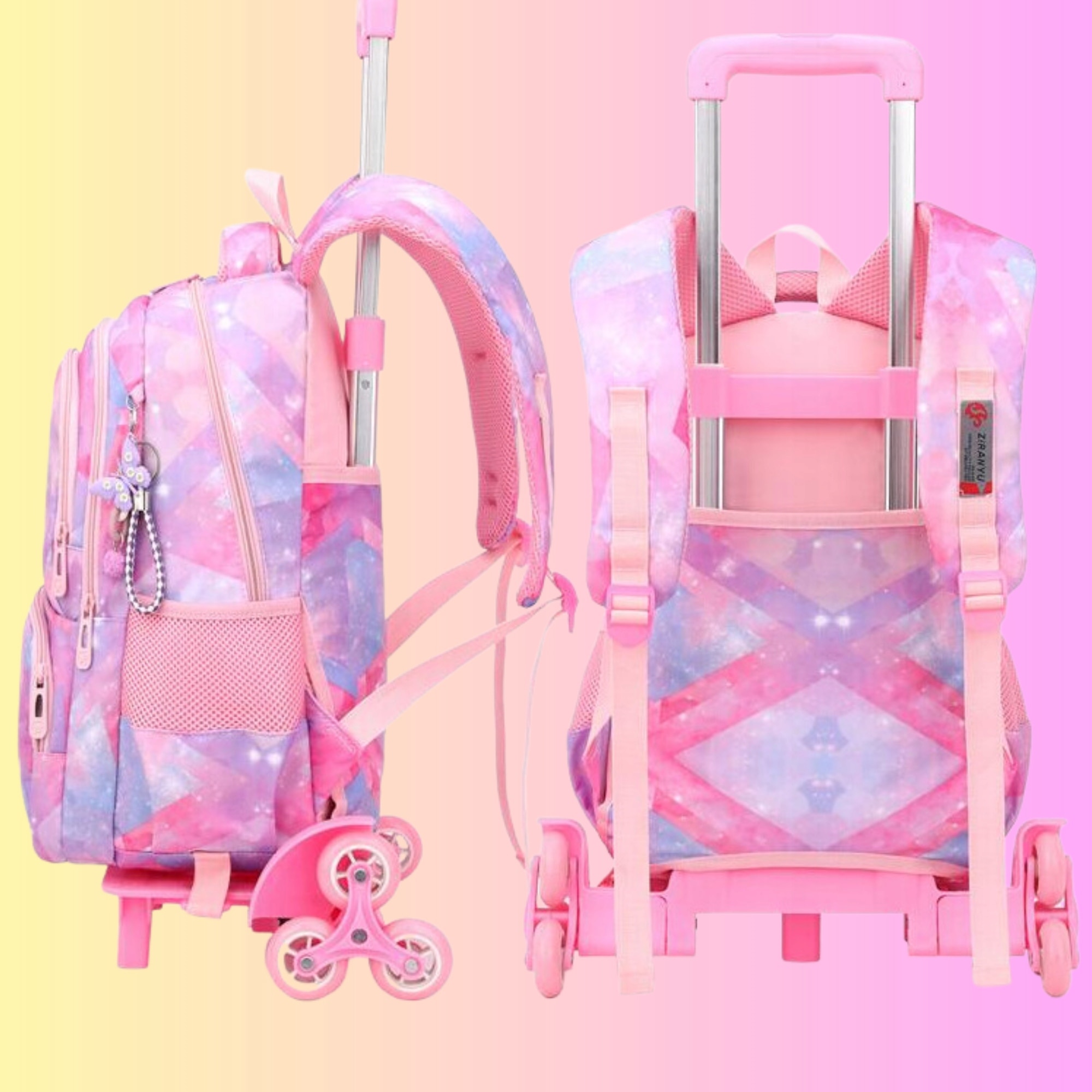 Troller fete, Aluminiu/ Plastic, 30 x 42 x 20 cm, Multicolor - eMAG.ro