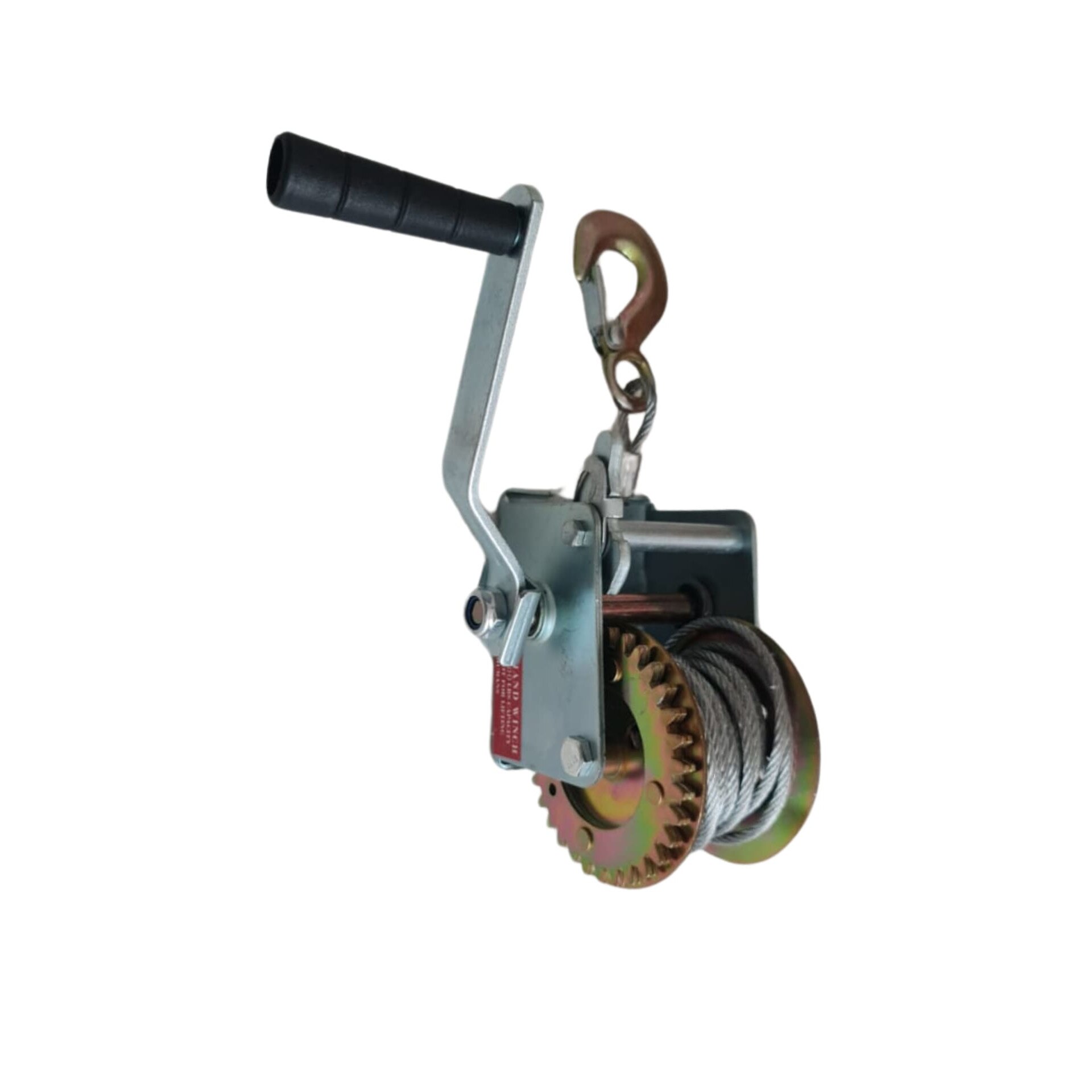 Troliu manual cu cablu otel cu grosime 4.2mm, lungime cablu 8m ...