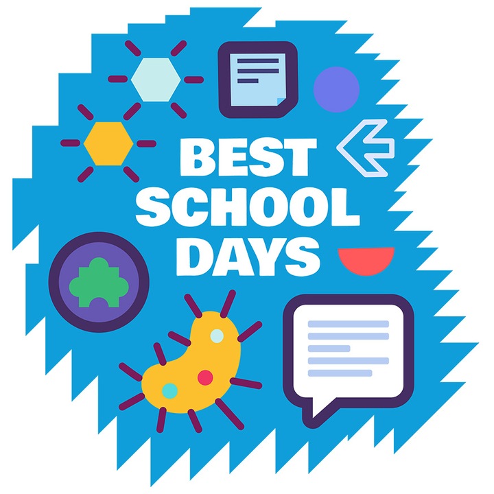 Sticker Cu Text in Engleza Best School Days, Zile, Scoala, Elevi ...