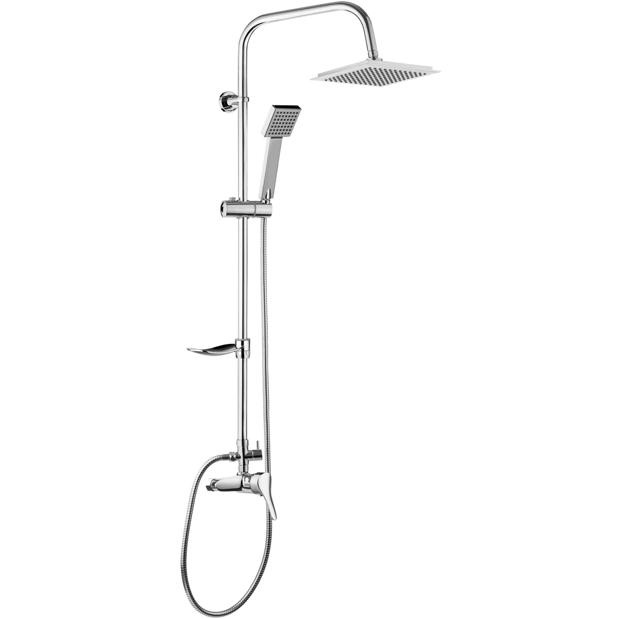 Coloana de dus Neo Joko, baterie monocomanda, para dus fixa cu 1 ...